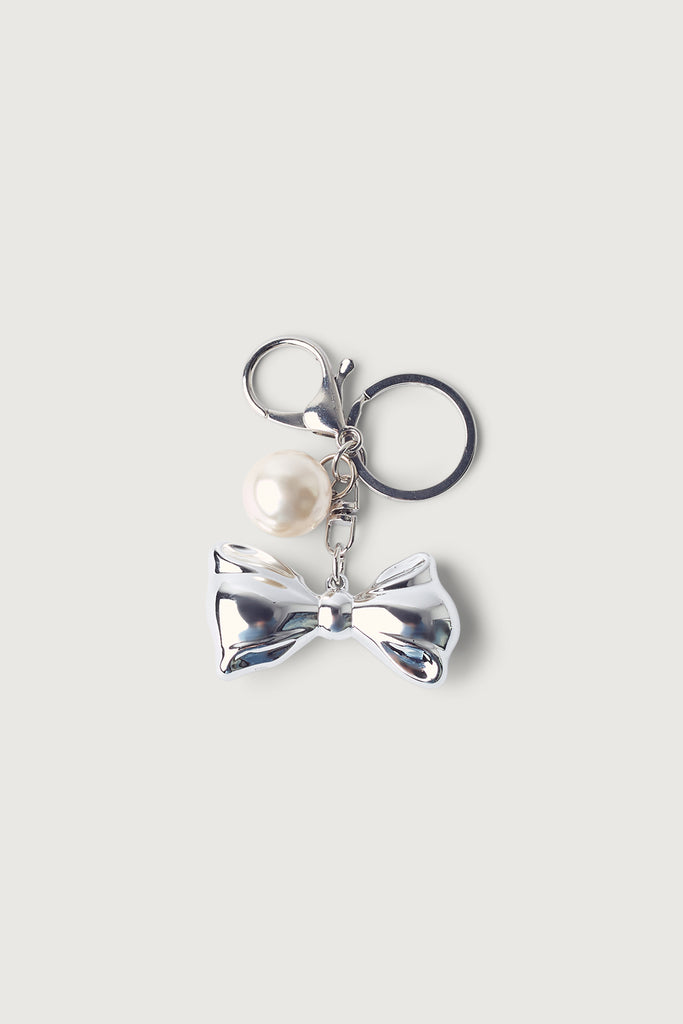 Bow and Pearl Bag Charm | OAK + FORT