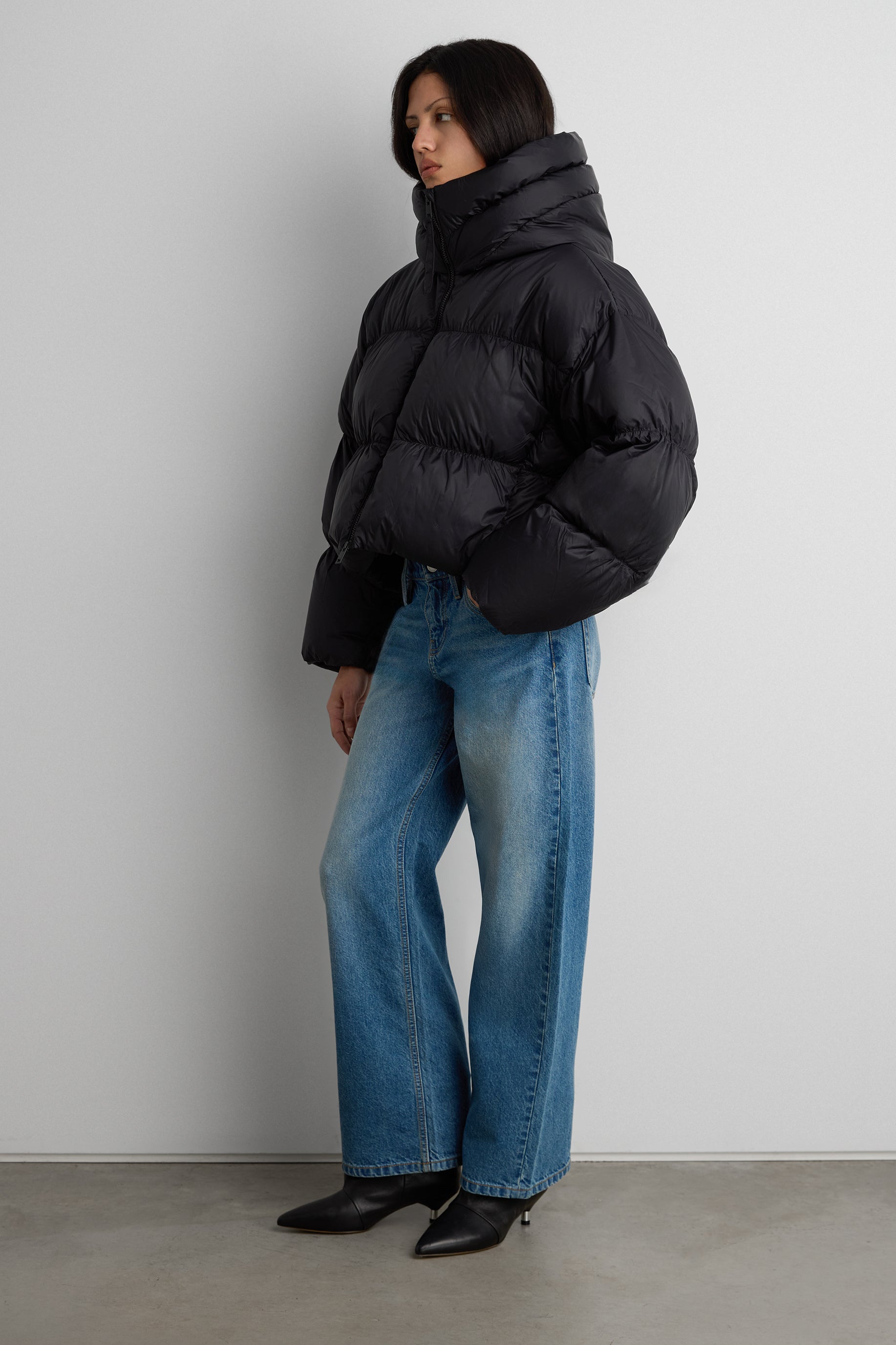 Oversized Hooded Puffer Jacket | OAK + FORT