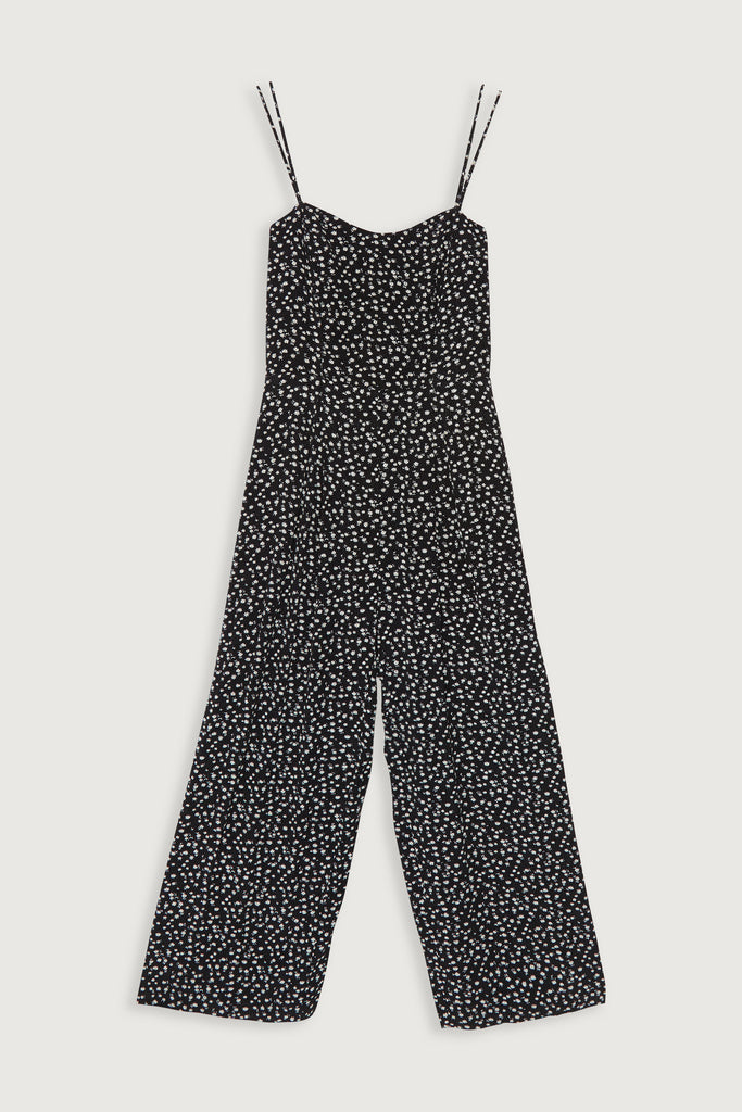Printed Sleeveless Jumpsuit | OAK + FORT